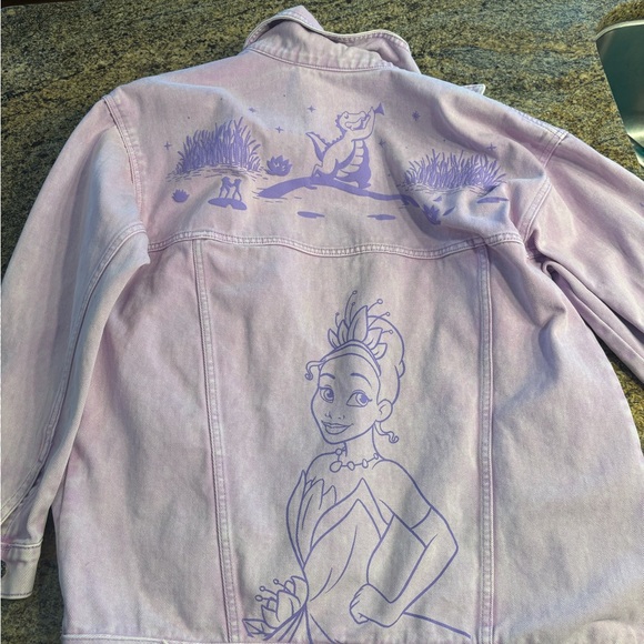 Disney | Jackets & Coats | Disney Spirit Jersey Denim Jean Jacket ...